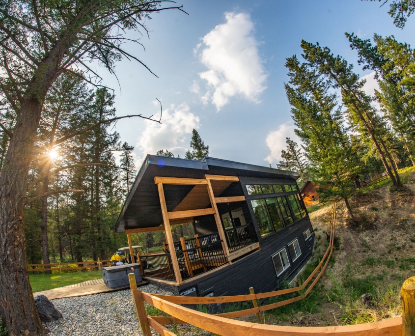 Private Log Cabins at the Dude Ranch in BC, Canada | Three Bars Ranch
